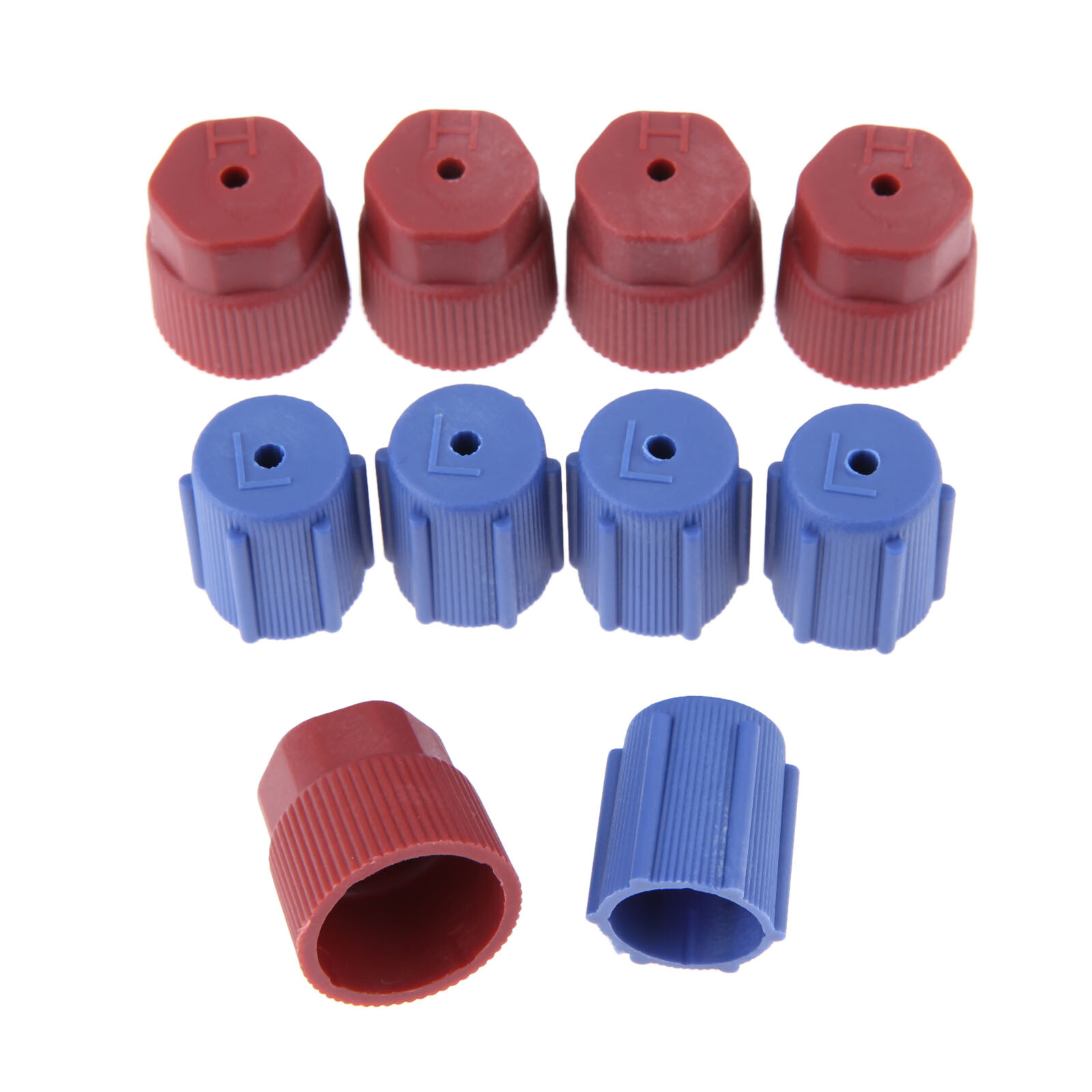 10Pcs Red AC Caps with Blue AC Caps Charging Service Parts 13mm R134a ...