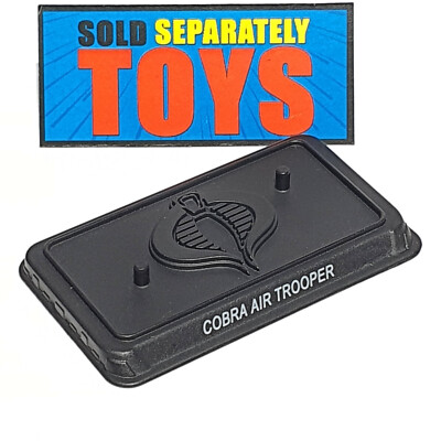 GI Joe Cobra Air Trooper v2 FGURE STAND original 2011 30th Anniversary ...