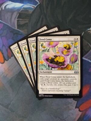 Food Coma x 4 | 7% Off 2+ | Wilds of Eldraine | NM | MTG | eBay
