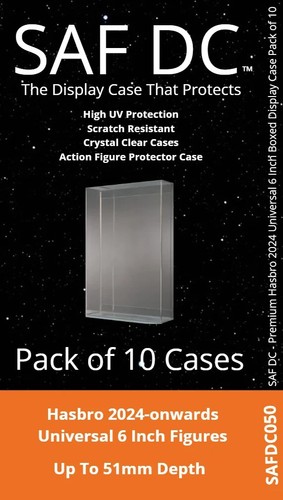 Pack of 10 SAF PREMIUM FOLDABLE ACTION FIGURE DISPLAY CASE - Hasbro 6 ...