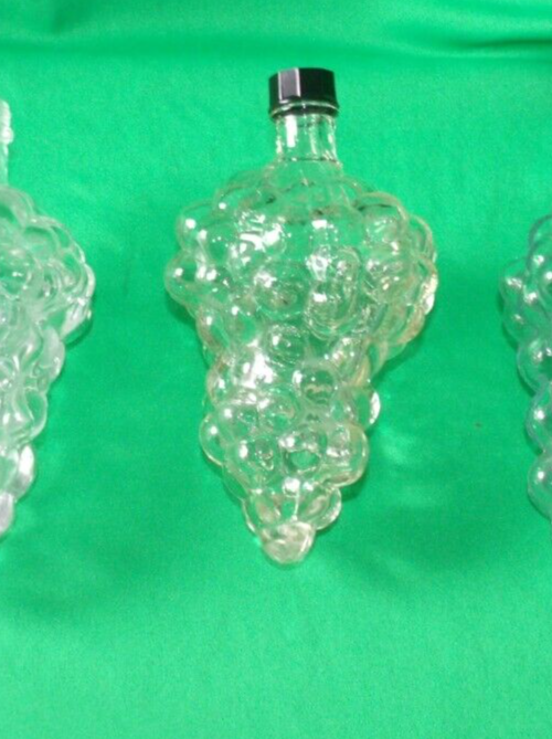 Vintage Bunch of Grapes Shaped Bottle with lid France | eBay