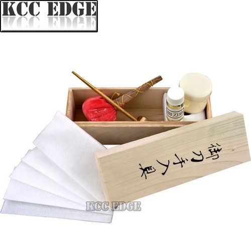 Japanese Samurai Katana Sword Maintenance Cleaning Oil Kit w/ Storage ...