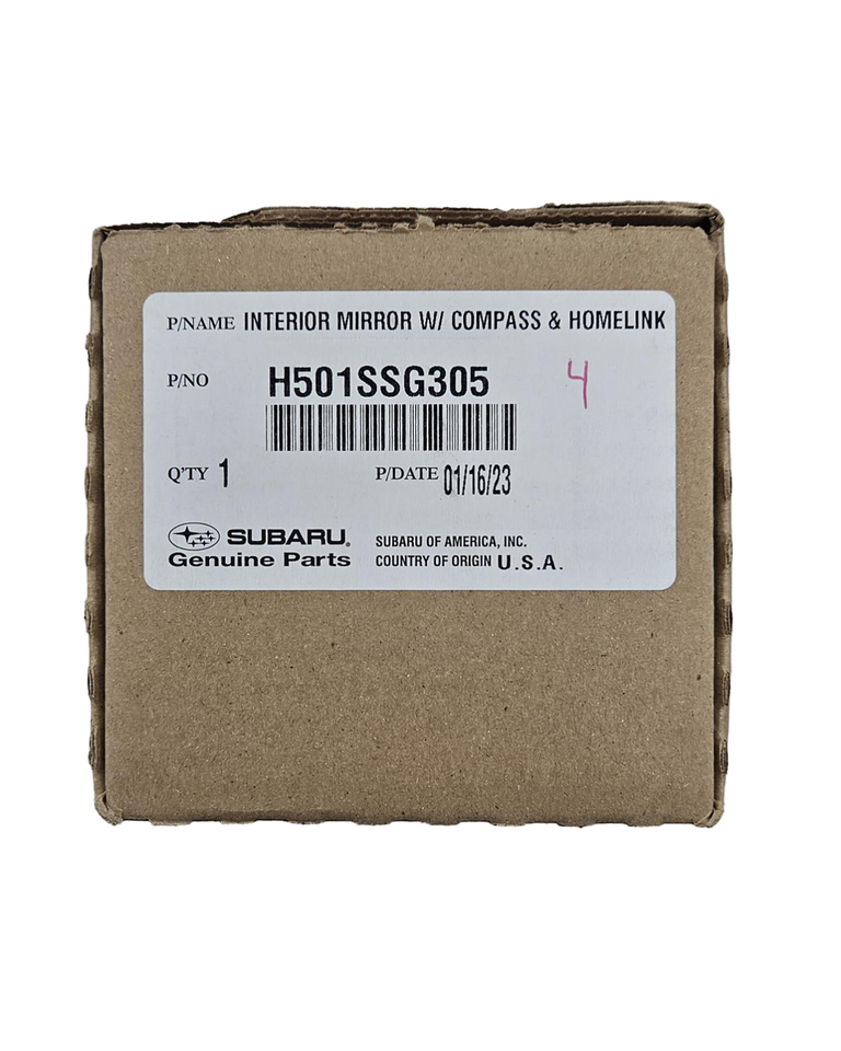 2017-2023 Subaru Auto-Dimming Mirror with Compass & Homelink ...