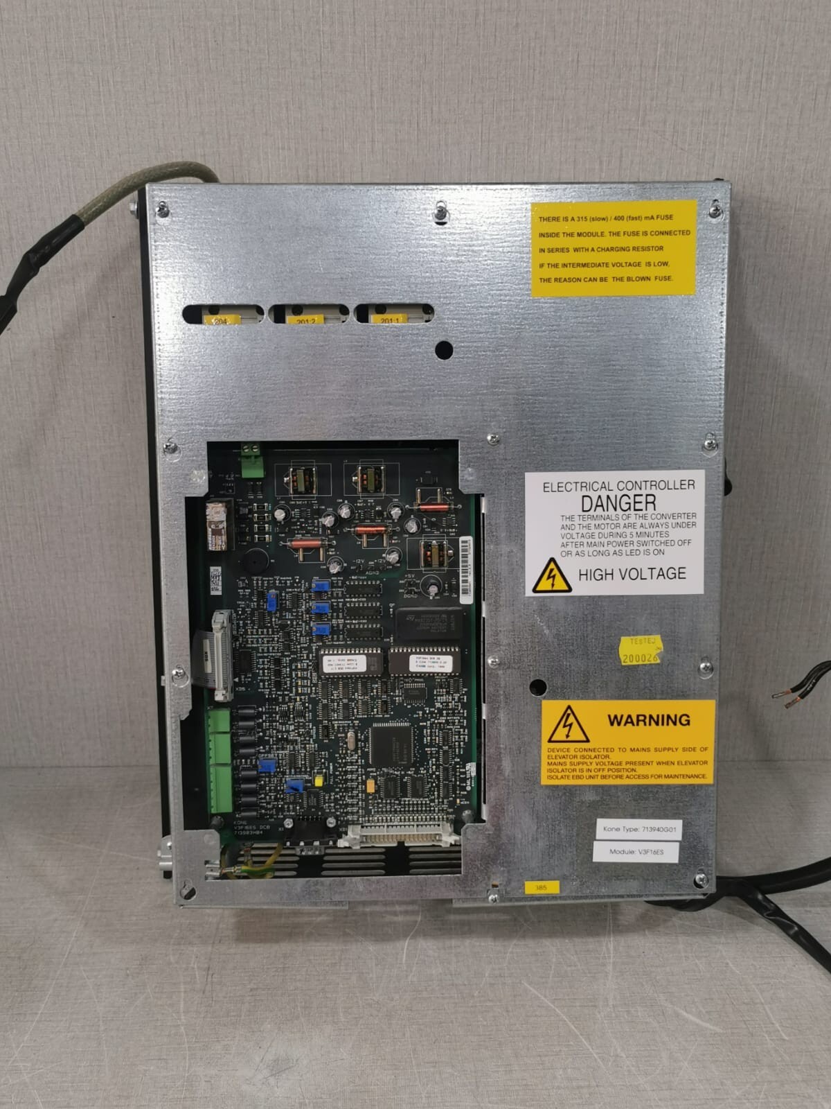 V3F16ES KONE TYPE:713940G01 LCE-DRIVE- W/O ANY ACCS. | eBay