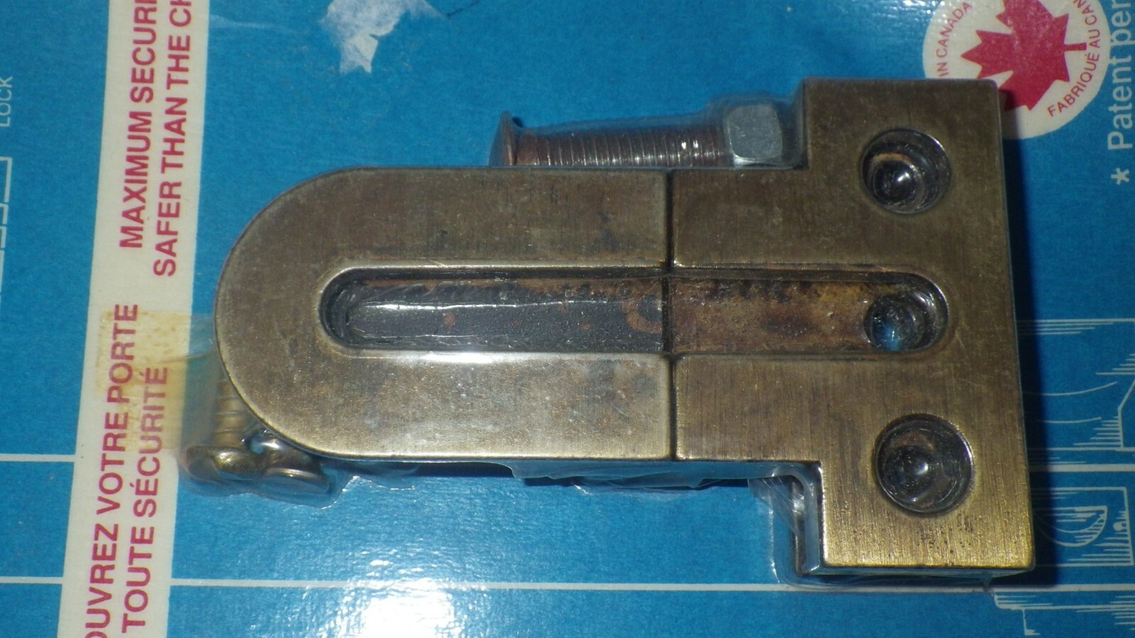 TELEVE SECURITY LOCK, MAXIMUM SECURITY SAFER THAN THE CHAIN, NIB | eBay