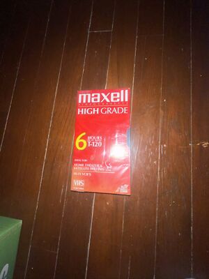 Maxwell High Grade T-120 6 Hour VHS 25215224911| eBay