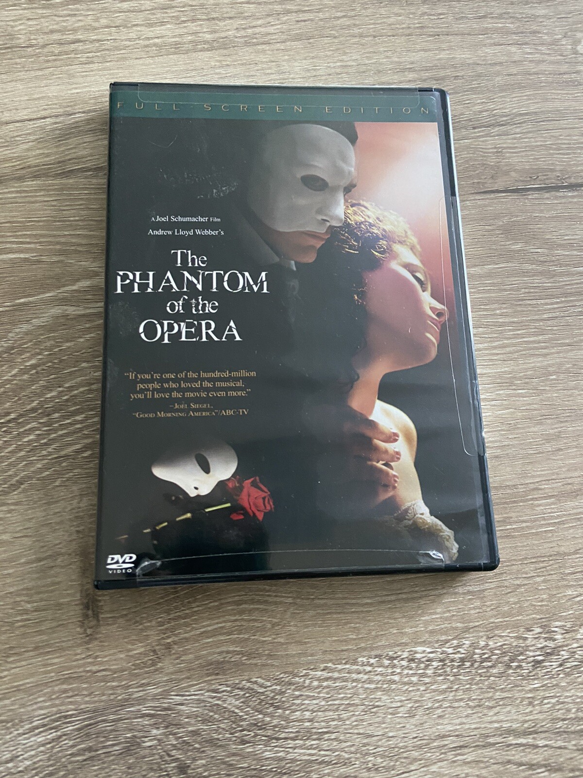Phantom Of The Opera DVD 2005 Andrew Lloyd Webber Full Screen Factory ...