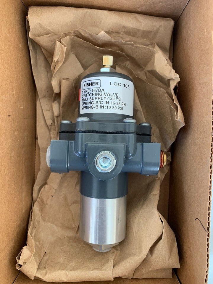 Fisher / Switching Valve / 167DA / LOC105 / 125 PSI / 16-35 PSI / 10-30 ...