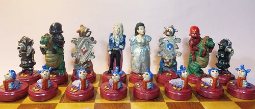 Labyrinth Chess set, Jareth, Sarah, Ludo, Hoggle, Sir Didymus 'Ello ...