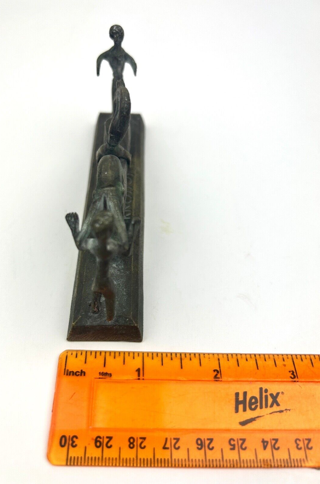 Bull Leaping Minoan Ancient Crete Knossos Greece Bronze Statue Artifact ...