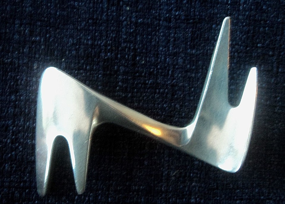 Georg Jensen Danish 361 Silver Modernist Brooch - London Import ...