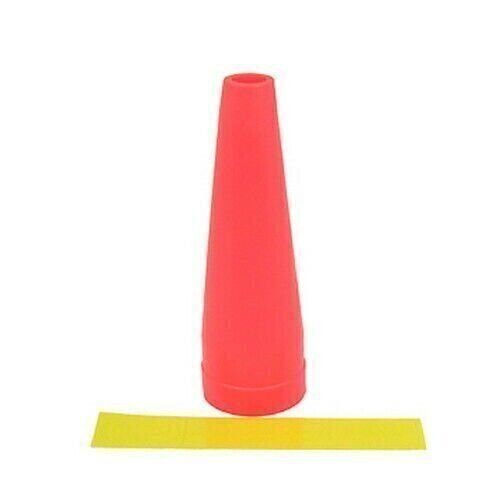 Maglite C/D Cell Red Traffic Wand Flashlight Cone Kit w/Reflective Tape ...