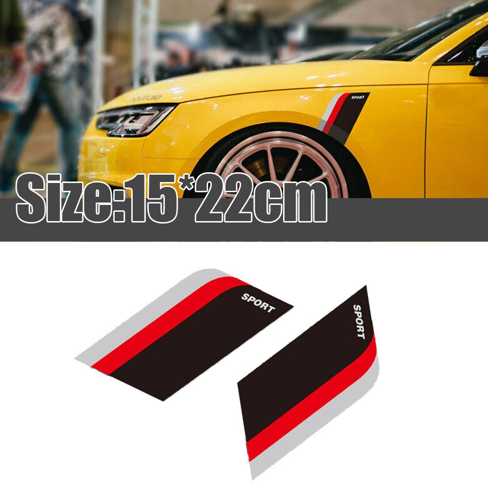 Car Accessories SPORT Door Side Fender Racing Sticker Graphic Decal Car ...