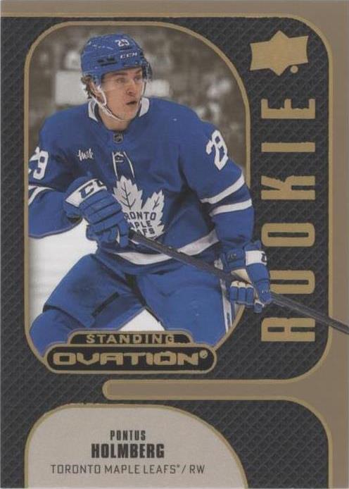 2022-23 Upper Deck Ovation - Rookies Pontus Holmberg #166 Standing ...