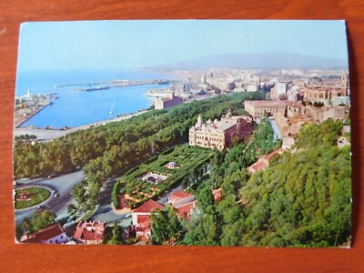 Malaga, Espana (Spain) - chrome postcard - posted with two stamps | eBay