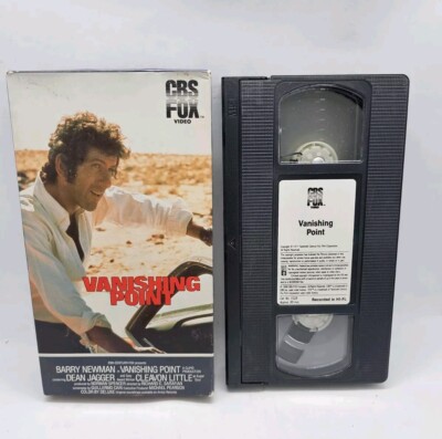 Vanishing Point (VHS 1971) 1985 CBS Fox Video Barry Newman | eBay