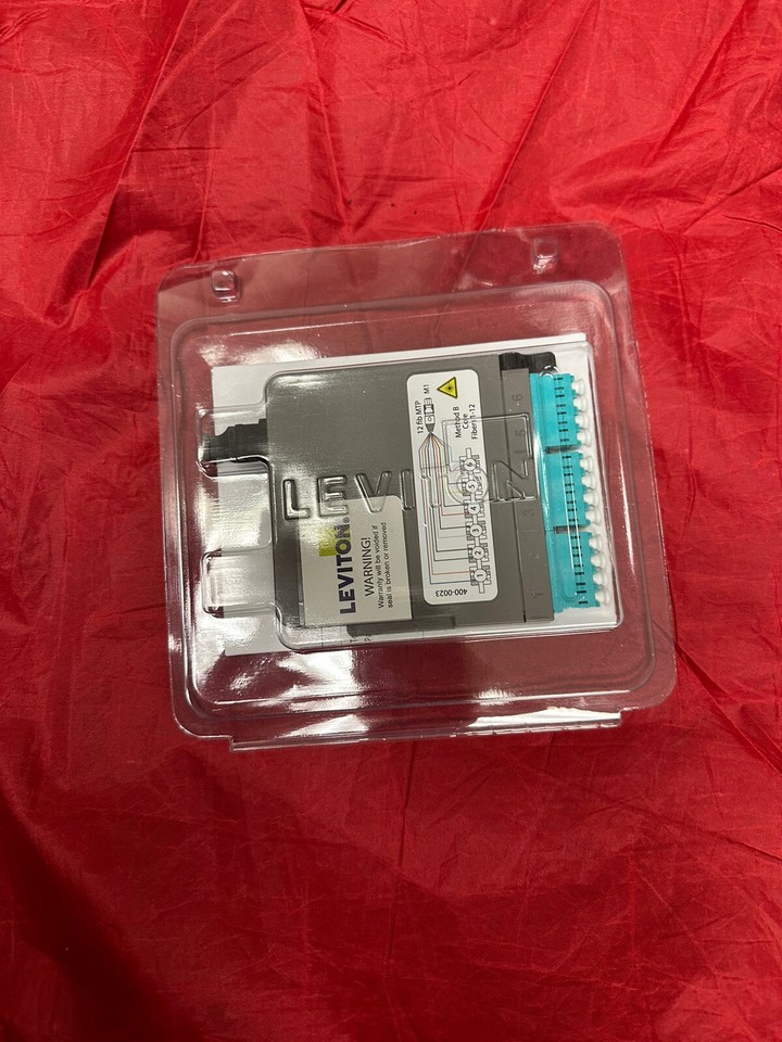 LEVITON FIBER HDX CASSETTE CASS 12F OM4 MTP-LC NEW 41LM1-BCN | eBay