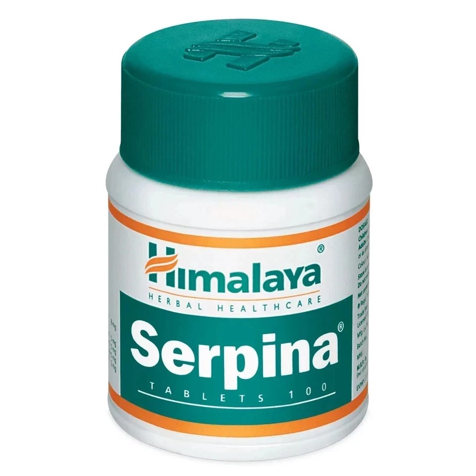 Pack of 3 x Himalaya Serpina ( 300 Tabs) For Hypertension High blood ...