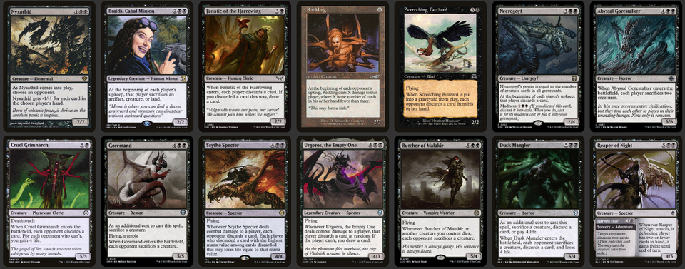 Tergrid, God of Fright MTG EDH Commander Deck - Mono Black Hate! | eBay