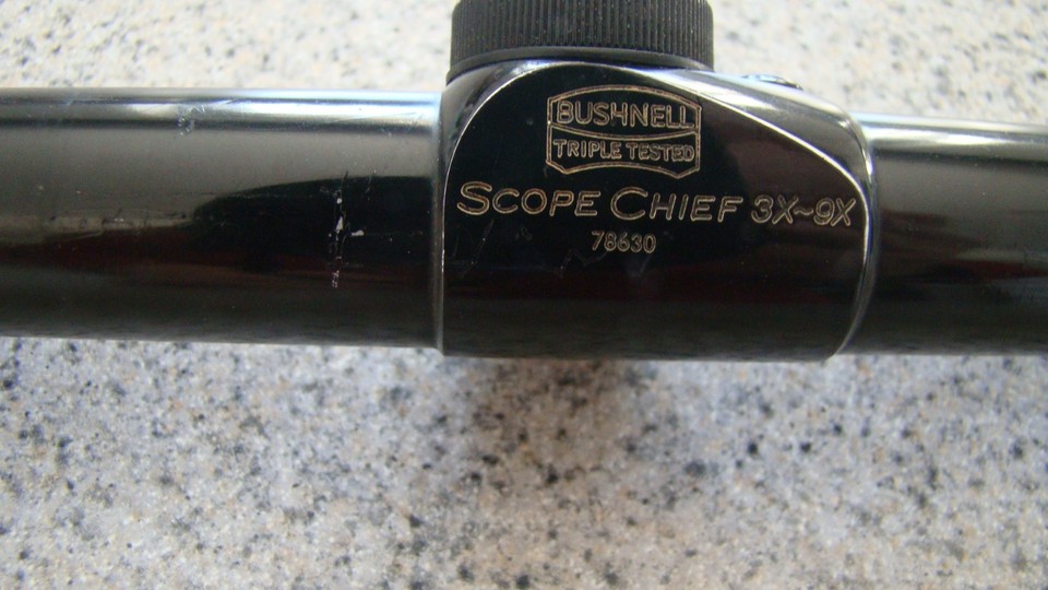 Bushnell ScopeChief 3x - 9x Vari Power Gloss Black Scope Command Post ...