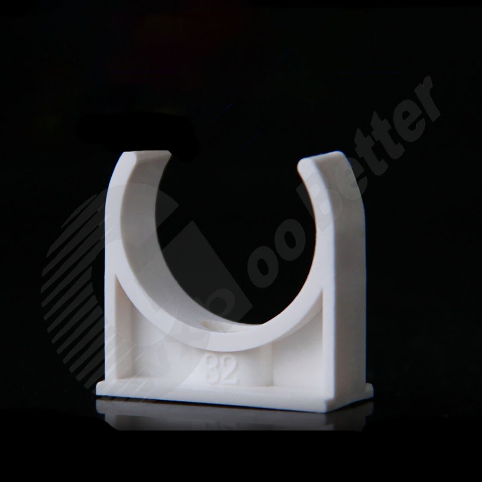 PVC U-Type Pipe Clamp Pipe Clip Tube Holder For 20~50mm Pipe Fitting ...
