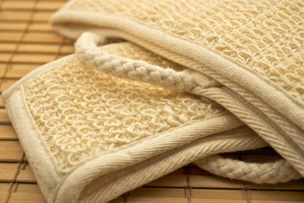 Soft Natural Sisal Fiber Back Strap Exfoliator Scrubber Spa Body Skin ...