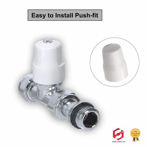 Radiator Valve Cap Easy Push-Fit Universal Replacement Valve Cover ...