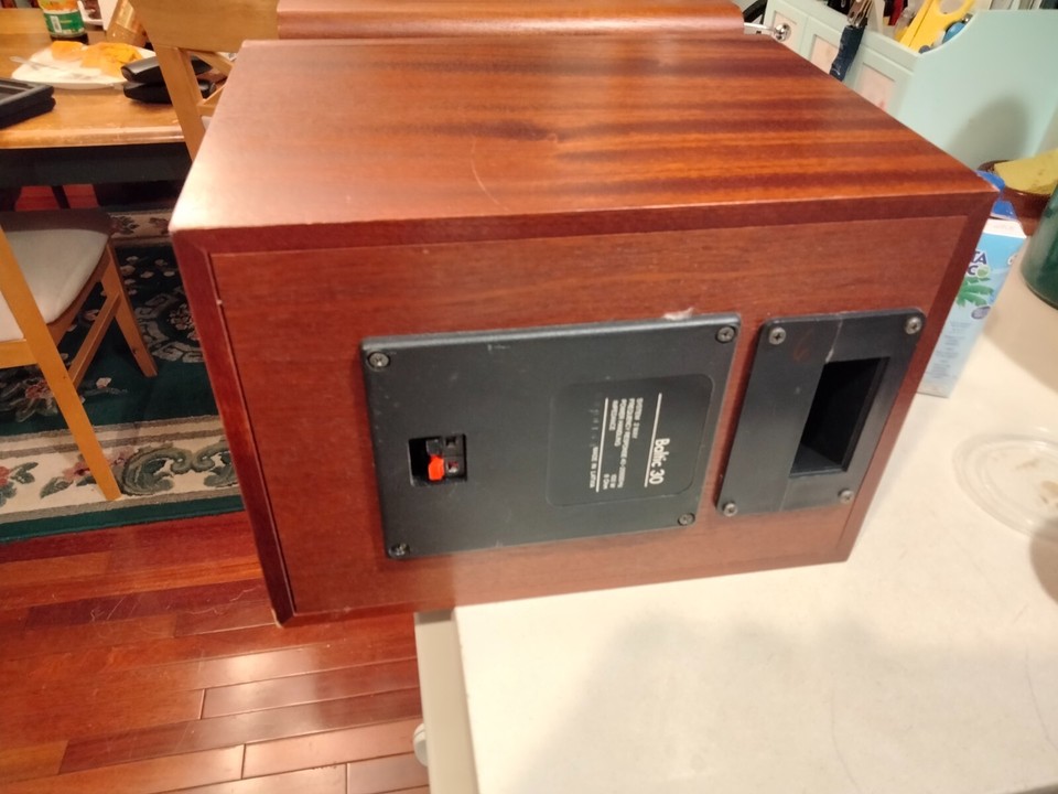 Baltek - Baltic Model 30 Teak Wood Set Book Shelf Speakers 100 watts ...