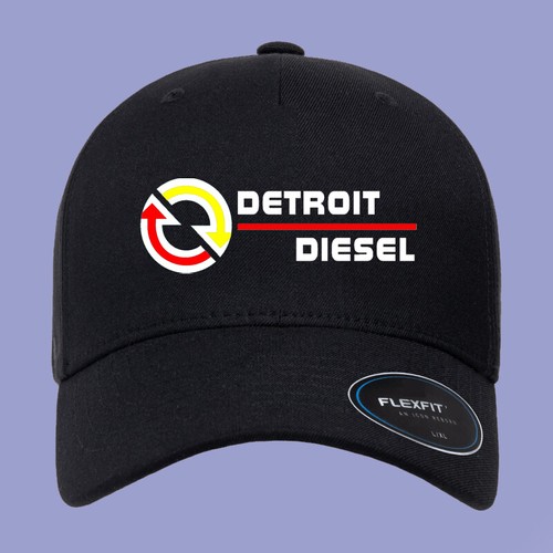 Detroit Diesel Power Racing Black Hat Twill Hat Baseball Cap Size S/M ...