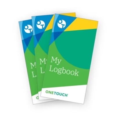 LifeScan OneTouch Logbook - Lot of 2 - FREE SHIP - Diabetic Log Book ...
