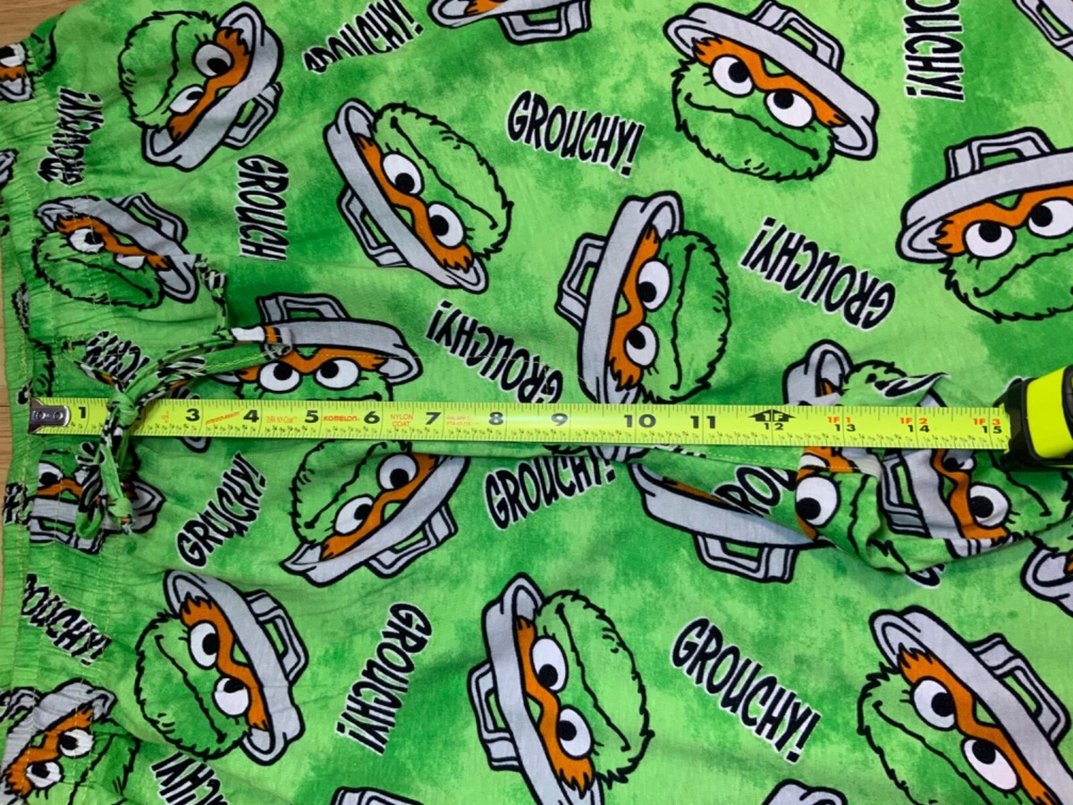 Oscar The Grouch Pajama Pants Sesame Street Pants Men Sesame Street