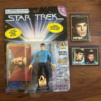 Playmates Star Trek Action Figure Mister Spock 30th Anniversary with ...