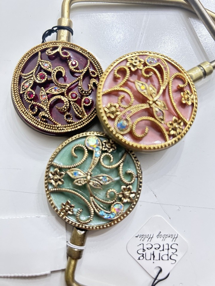 Spring Street Design Swarovski Crystal Set 3 Set Broach Handbag Purse ...