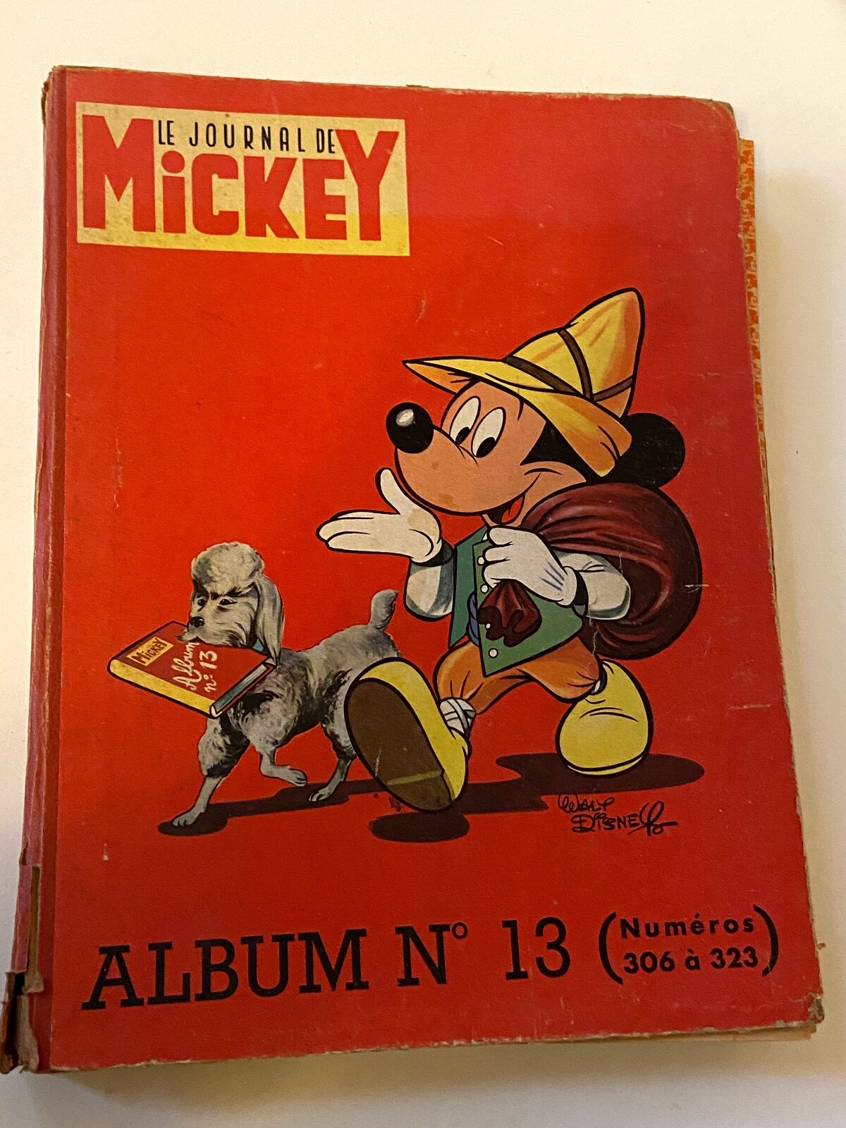 Rare Vintage Le journal De Mickey (Mouse) Album No 13 Bound Hardcover ...