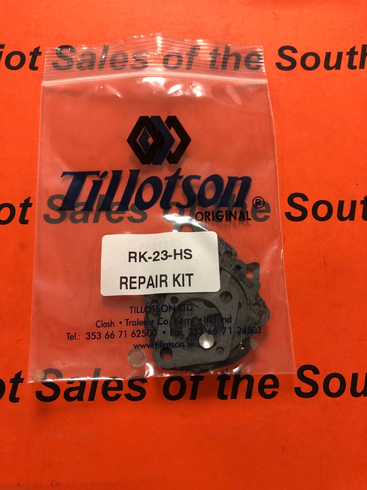 RK-23HS Genuine Tillotson HS Carburetor Repair Kit | eBay