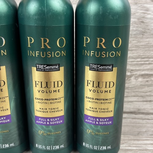 4 PACK Tresemme Pro Infusion Fluid Volume Full & Silky Hair Tonic Spray ...