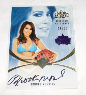 2015 Benchwarmer National BROOKE MORALES Purple Foil Auto/25 PLAYBOY Penthouse | eBay