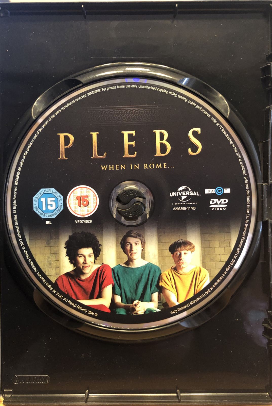Plebs 2013 ITV tv Comedy set in Ancient Rome Tom Rosenthal Joel Fry DVD ...
