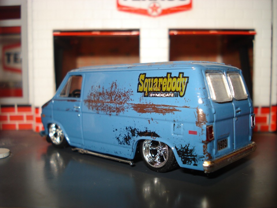 1973 73 CHEVROLET PANEL VAN LIMITED CUSTOM SQUAREBODY SYNDICATE LOWERED ...