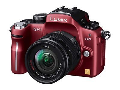 Panasonic Digital SLR Camera GH1 Lens Kit Comfort Red DMC-GH1A-R ...