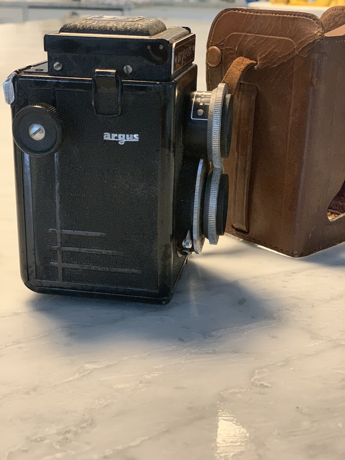 Argus Argoflex Double Reflex Camera Vintage Antique With Case (Untested ...
