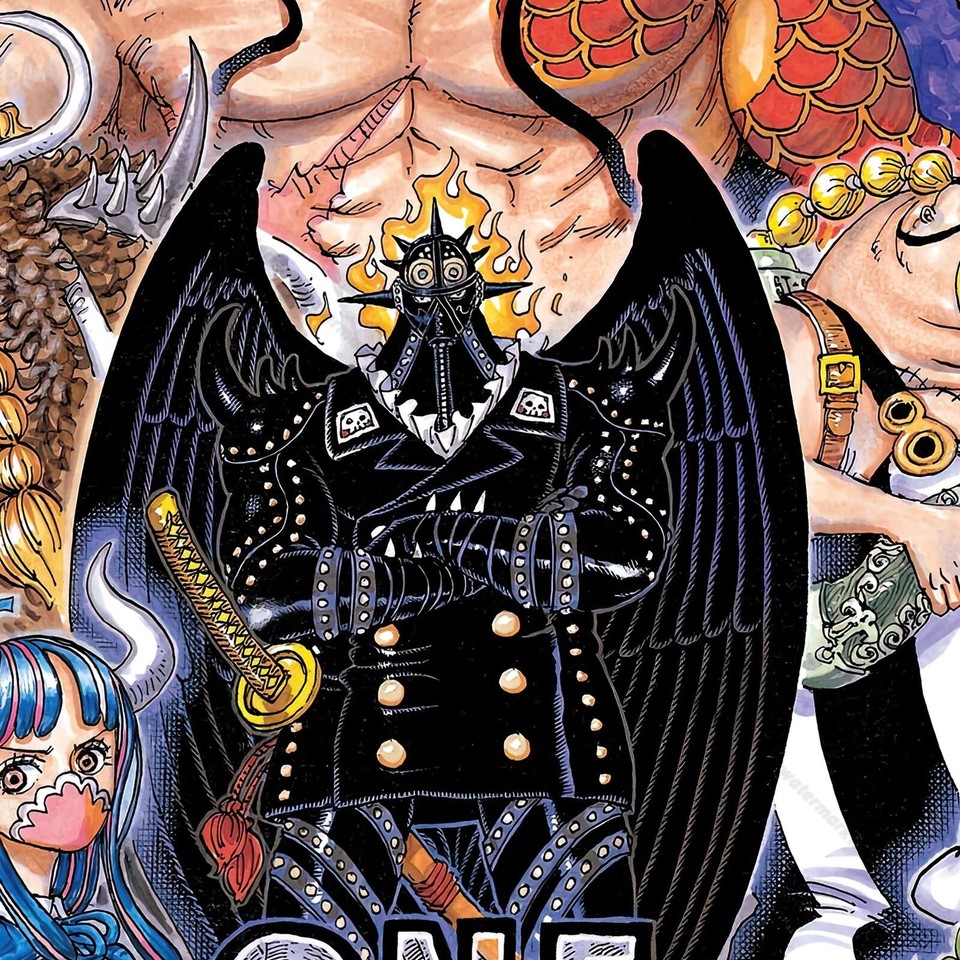 One Piece Poster Canvas - Chapter 1006 -The Honorable Hyogoro of the ...