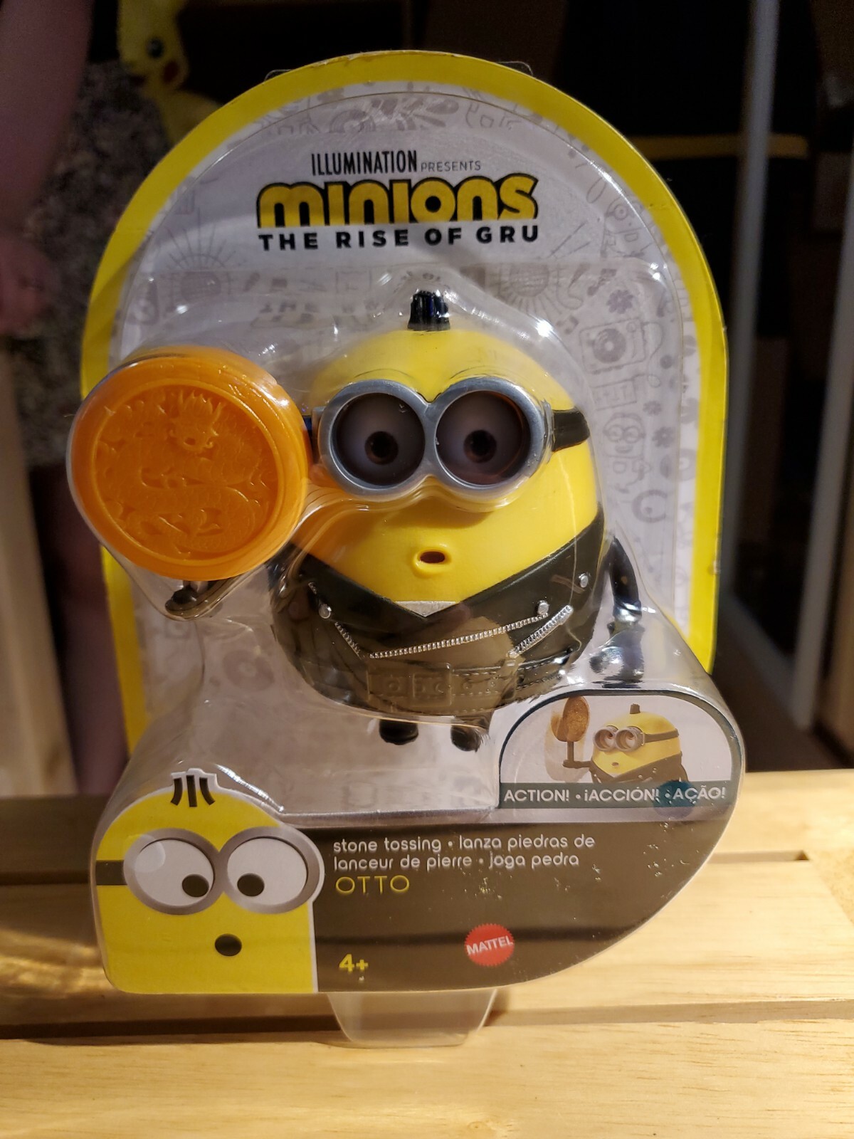 Minions The Rise Of Gru Movie Stone Tossing Otto Figure Illumination ...