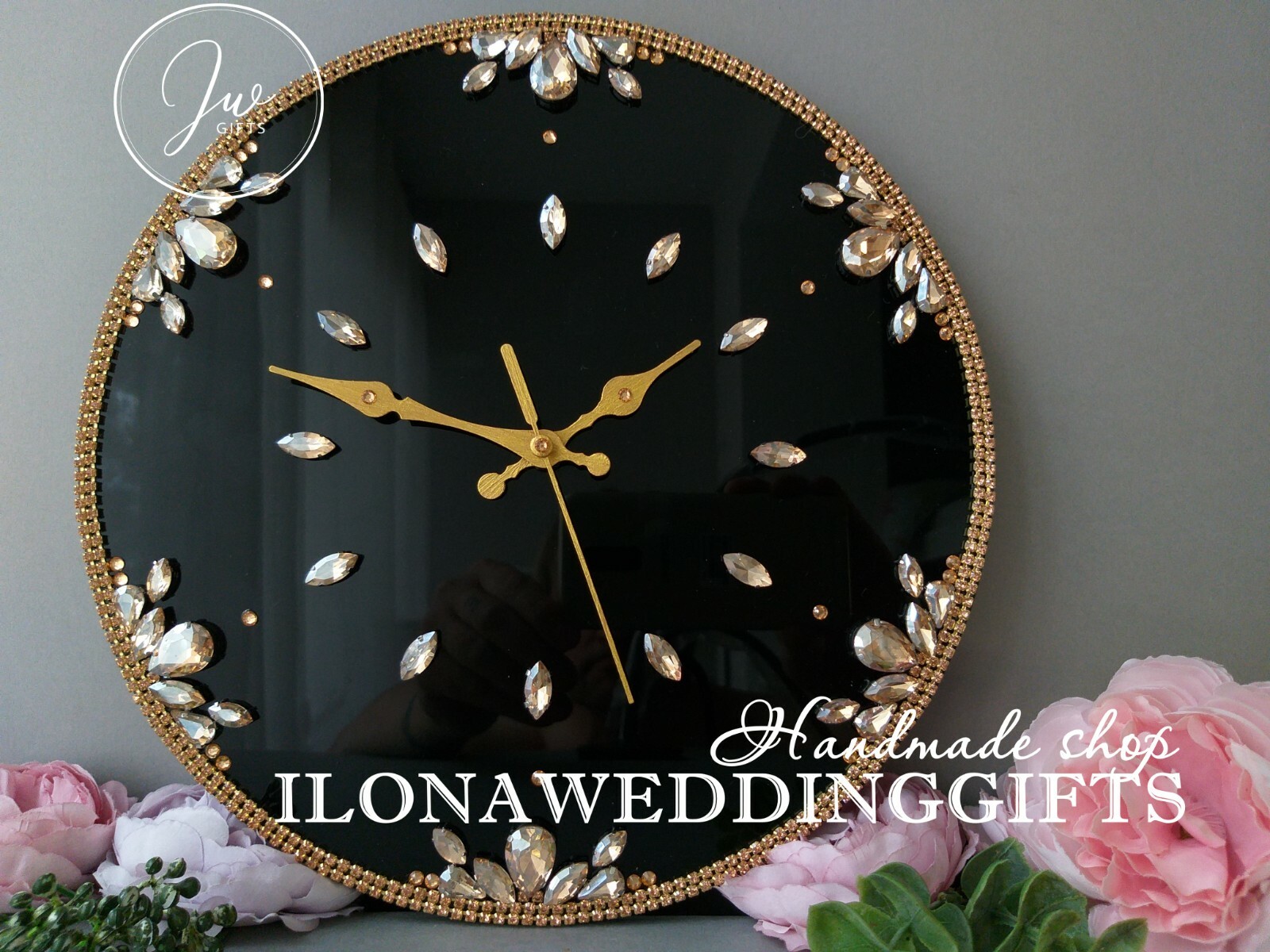 Swarovski Crystal Clock