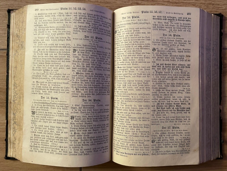 Die Bibel Die Heilige Schrift von Martin Luther 1907 Halle a. S. 3 ...