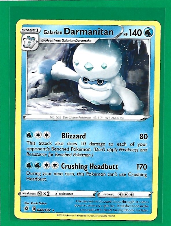 Darmanitan Card