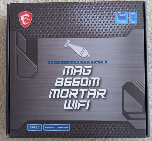 MSI MAG B660M MORTAR WIFI Motherboard mATX Intel B660 LGA1700 DDR5 ...