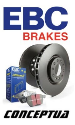 EBC Premium Rear Brake Discs / Rotors & Pads Kit - For Honda S2000 AP1 ...