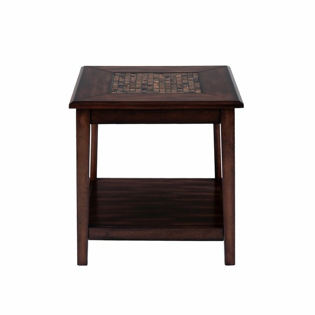 Jofran Baroque Brown End Table With Mosaic Tile Inlay 698-3 for sale ...