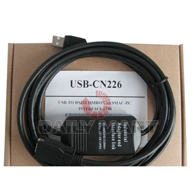 NEW USB-CN226 CS1W-CN226 PLC Cable for Omron Programming Cable CS/CJ ...